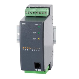 SM4, RS-485 MODBUS Module with Logic Outputs - PSE - Priggen Special ...