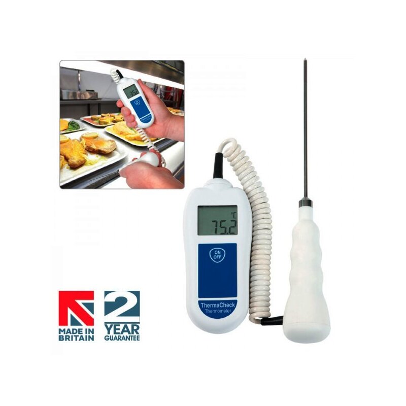 ThermaCheck, Thermometer with Coiled Cord Probe - PSE - Priggen Special ...