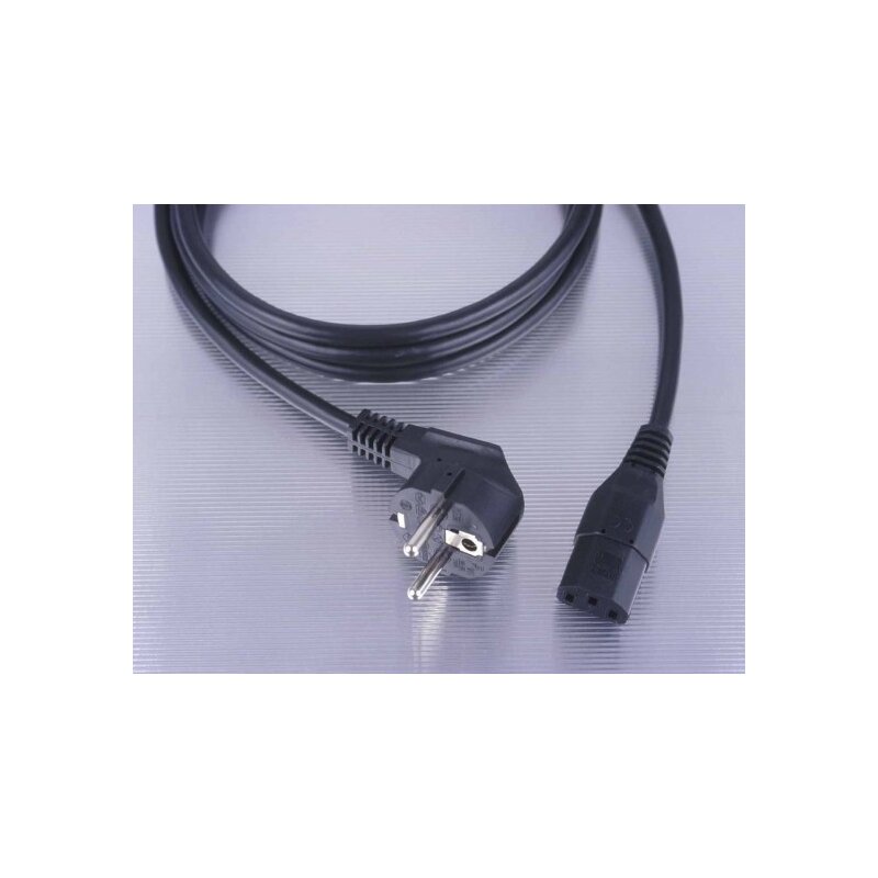 Shielded Cold Appliance Connection Cable, 2m, Black - PSE - Priggen S ...