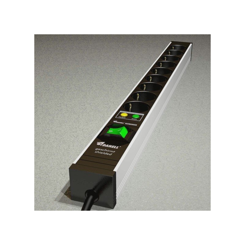 Shielded 9-fold Socket Outlet with Switch - PSE - Priggen Special ...