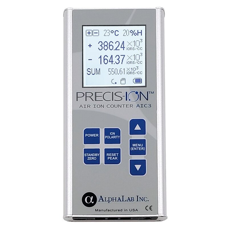 AIC3Pro, Precis-Ion Air Ion Counter for Professionals - PSE - Priggen ...