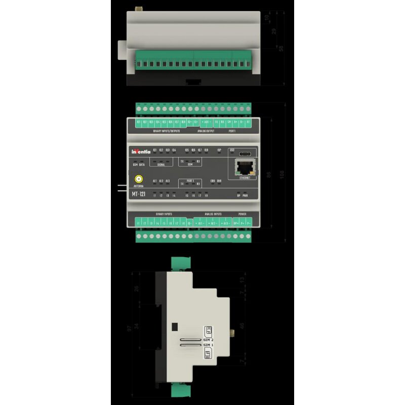 MT-121, CODESYS® Programmable Telemetry Controller - PSE - Priggen Sp, 947,24