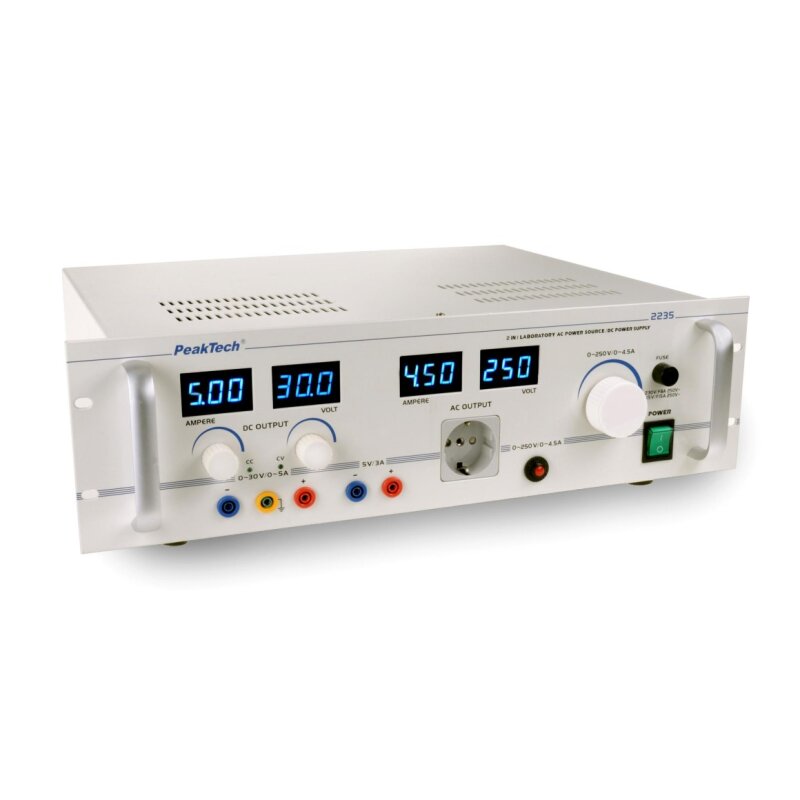 Peak Tech 2235, 1000W AC Power Source withDC Power Supply - PSE ...